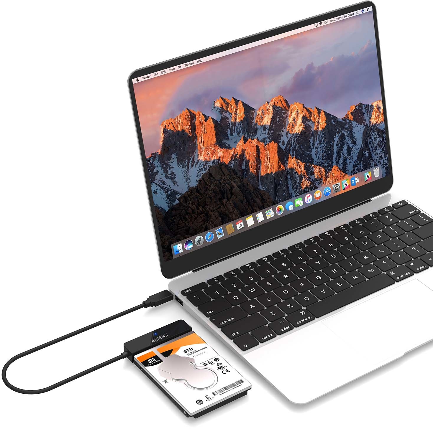 Aisens ASE-25C04B Zwart - Kenmerken - Tweakers