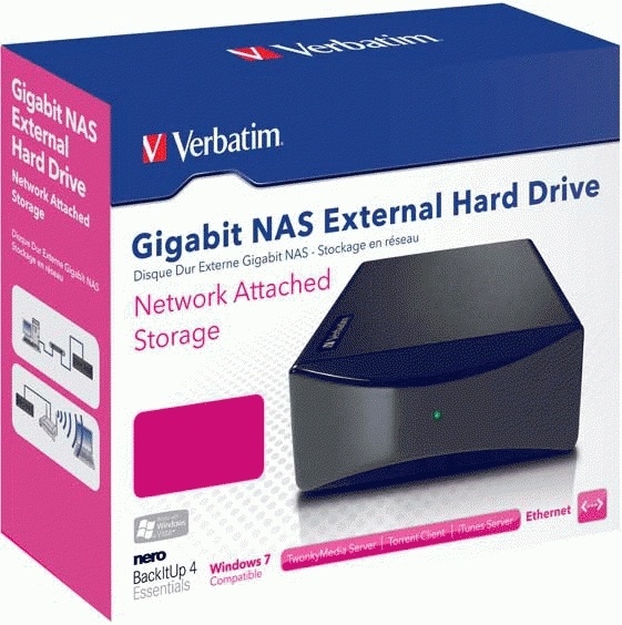 Specificaties van Verbatim Gigabit NAS External Hard Drive, 2TB - Tweakers Specificaties van Verbatim Gigabit NAS External Hard Drive, 2TB - Tweakers