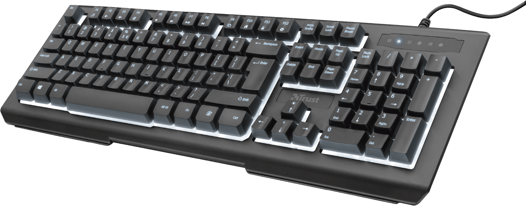 Trust Lito Backlit Multimedia Keyboard (Qwerty): beste prijs - Tweakers