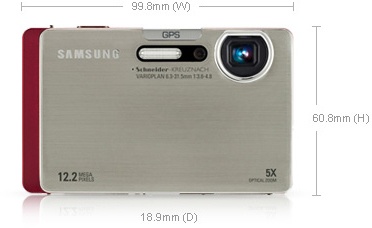 Specificaties van Samsung ST1000 Goud - Tweakers