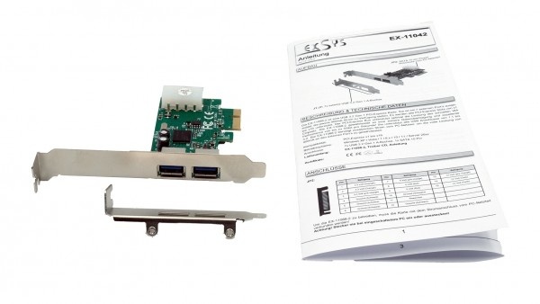 Specificaties van Exsys EX-11042 - Tweakers