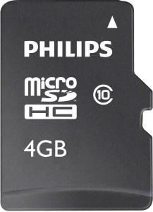 Philips Micro SD card Class10 4GB - Kenmerken - Tweakers