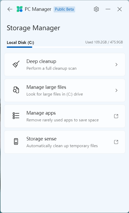 Microsoft brengt eerste bèta van CCleaner-achtige app uit - Tweakers