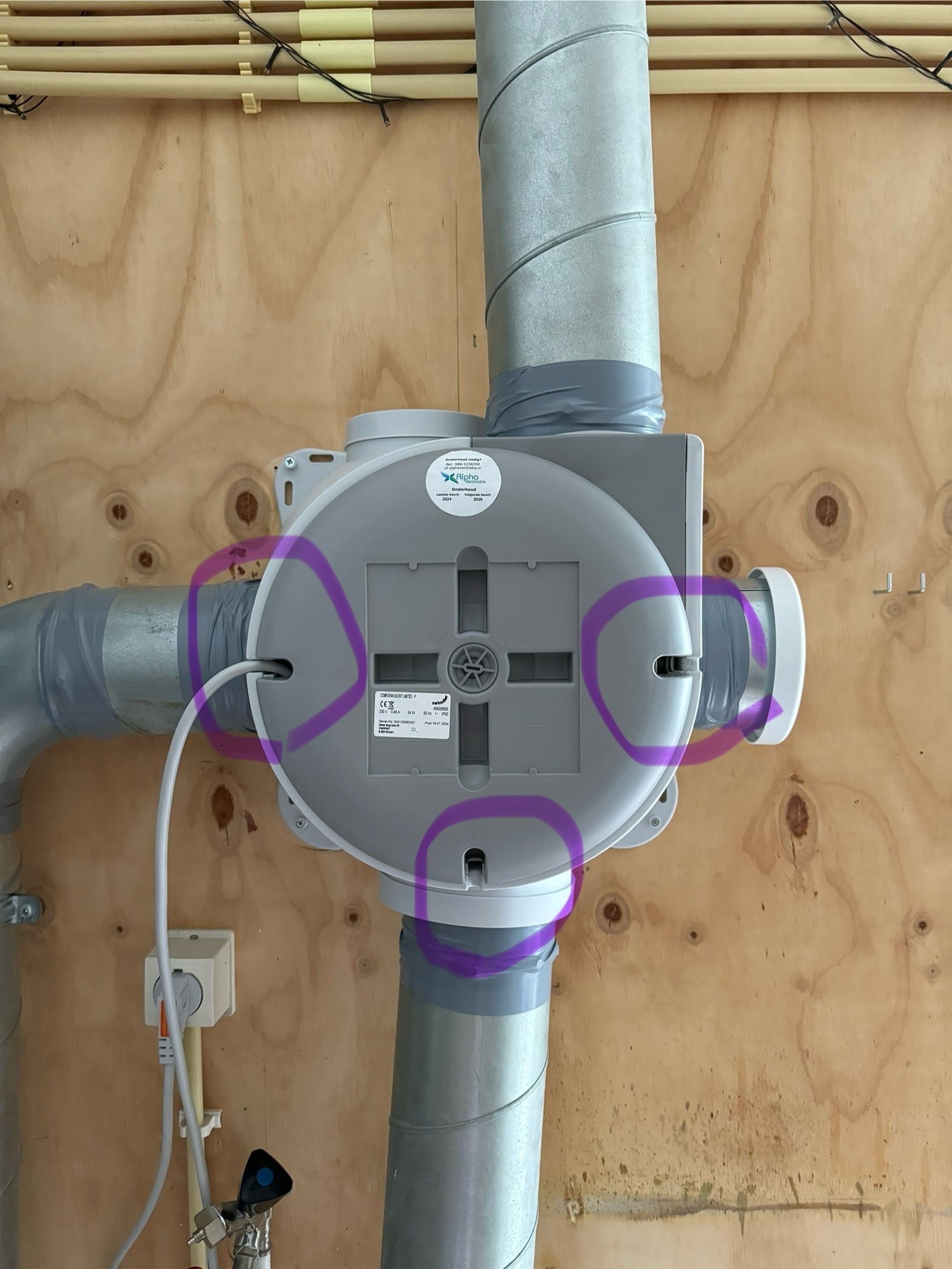 Lekkende lucht uit nieuwe MV box? - Duurzame energie en installaties - GoT