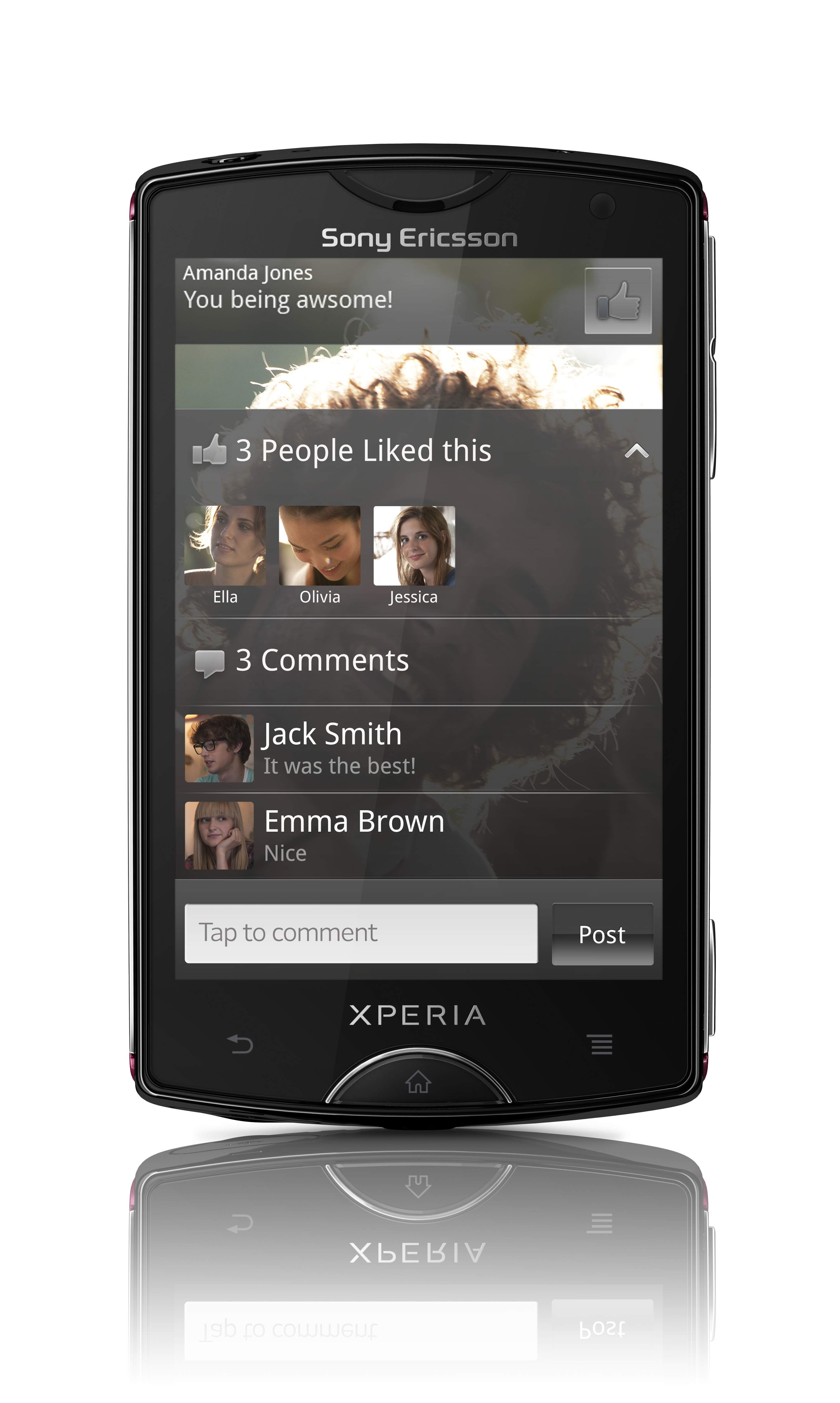 Sony Ericsson Xperia Mini Roze - Kenmerken - Tweakers