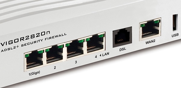 Specificaties van DrayTek Vigor 2820n Annex A - Tweakers