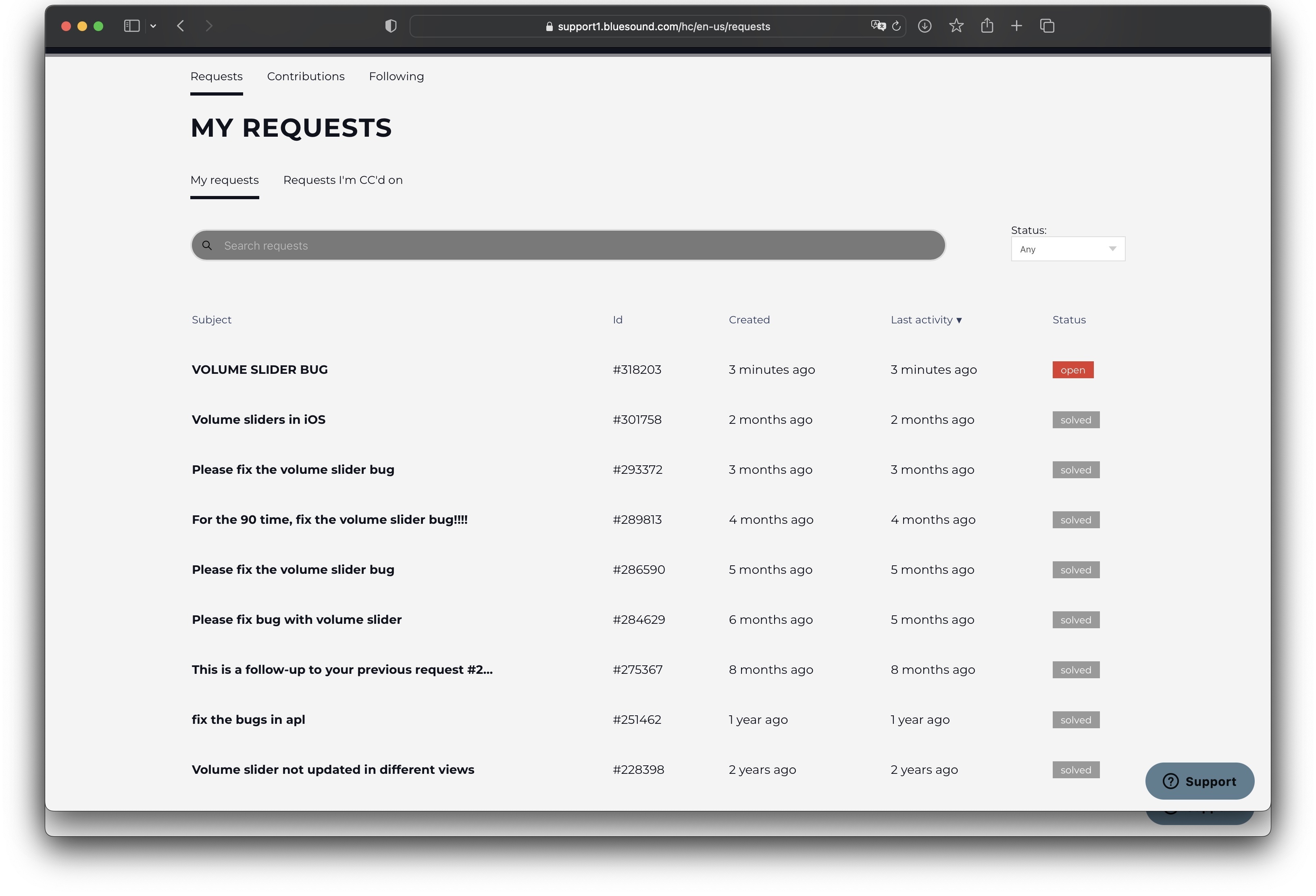 Bluesound BluOS volume slider bug - Audio en hifi - GoT