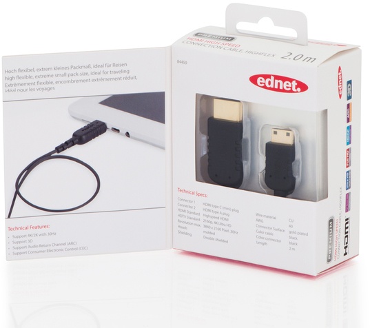 Ednet 84458 Zwart - Kenmerken - Tweakers