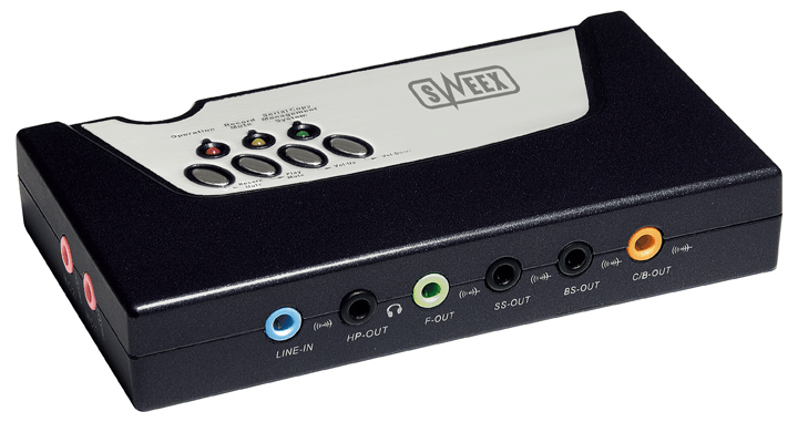 Sweex External sound card 5.1 with digital in/out USB 2.0 - Darkvater ...