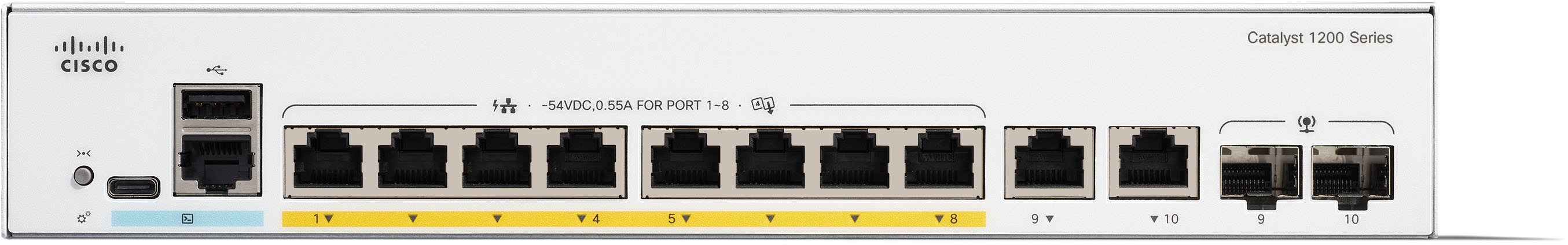 Specificaties van Cisco Catalyst C1200-8FP-2G - Tweakers