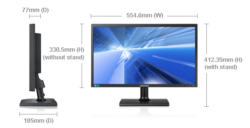 Samsung S24C200BL Zwart: beste prijs - Tweakers