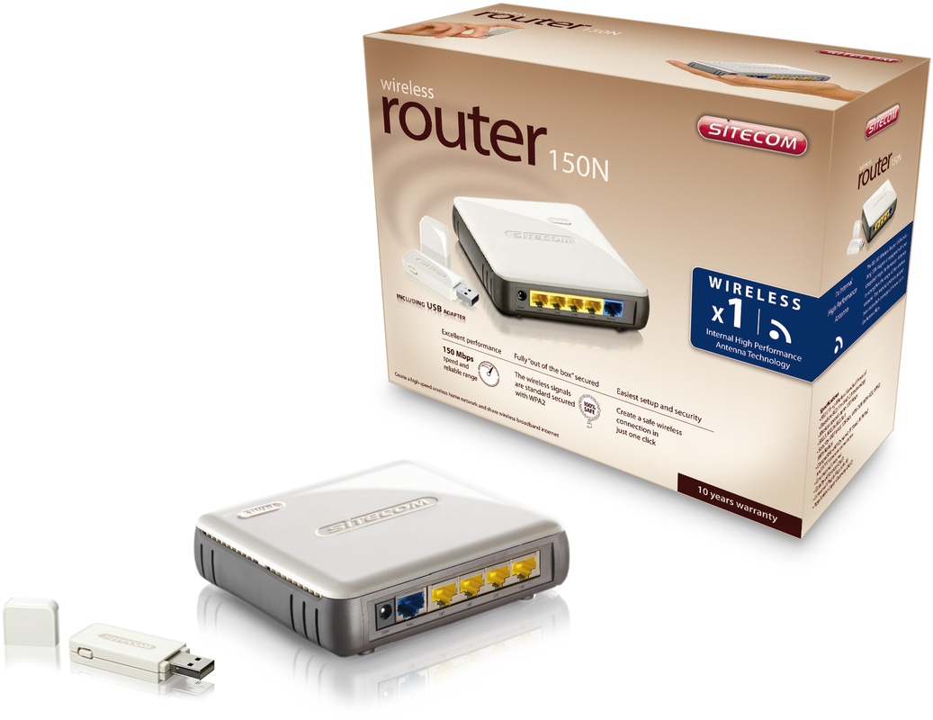 Specificaties van Sitecom Wireless Router 150N X1 WL-581 - Tweakers