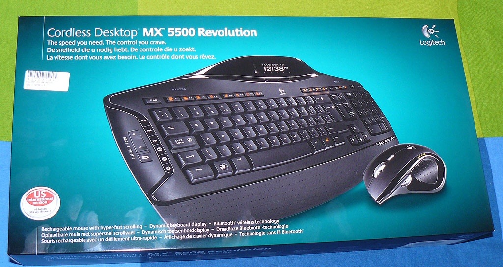 Logitech Cordless Desktop MX 5500 Revolution - Megaflix - Product ...