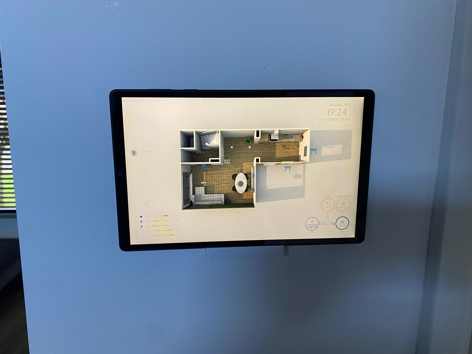 Wallmount tablet voor Home Assistant - Smarthome - GoT