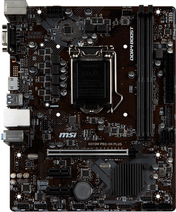 MSI H310M Pro-VH Plus - Kenmerken - Tweakers