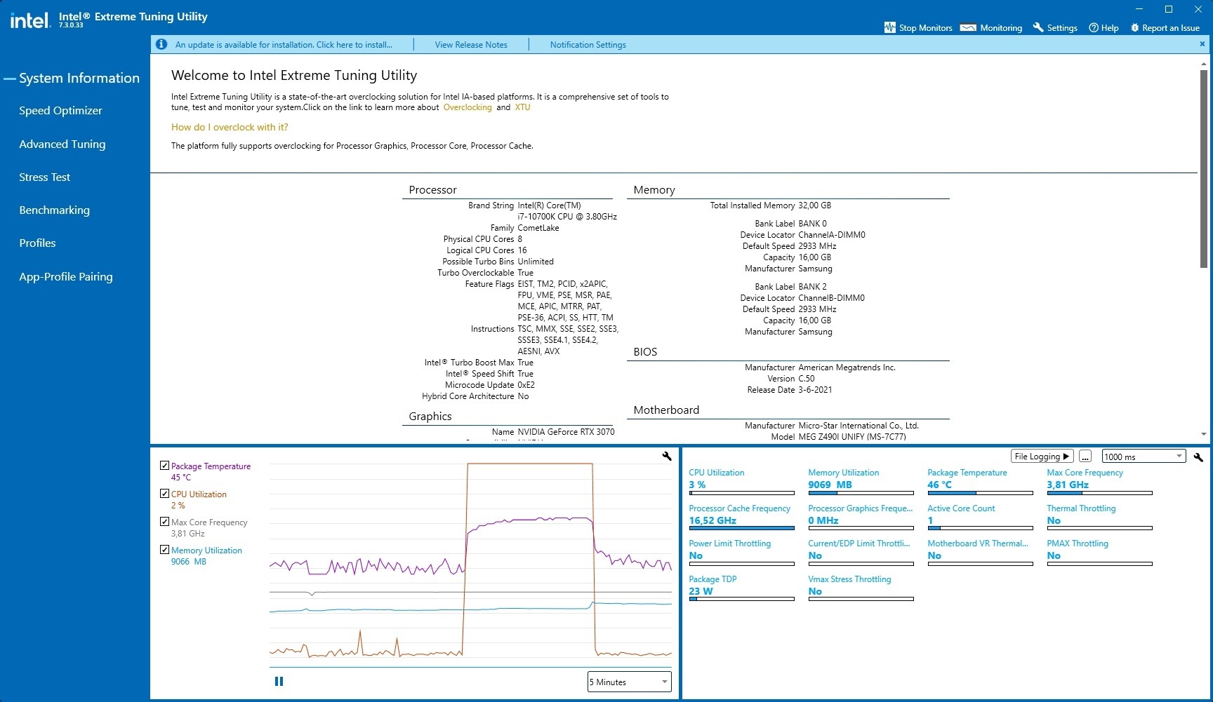 Schone installatie, 100 CPU - Client software algemeen - GoT