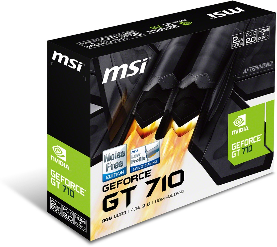 Specificaties van MSI GeForce GT 710 2GD3H LP - Tweakers