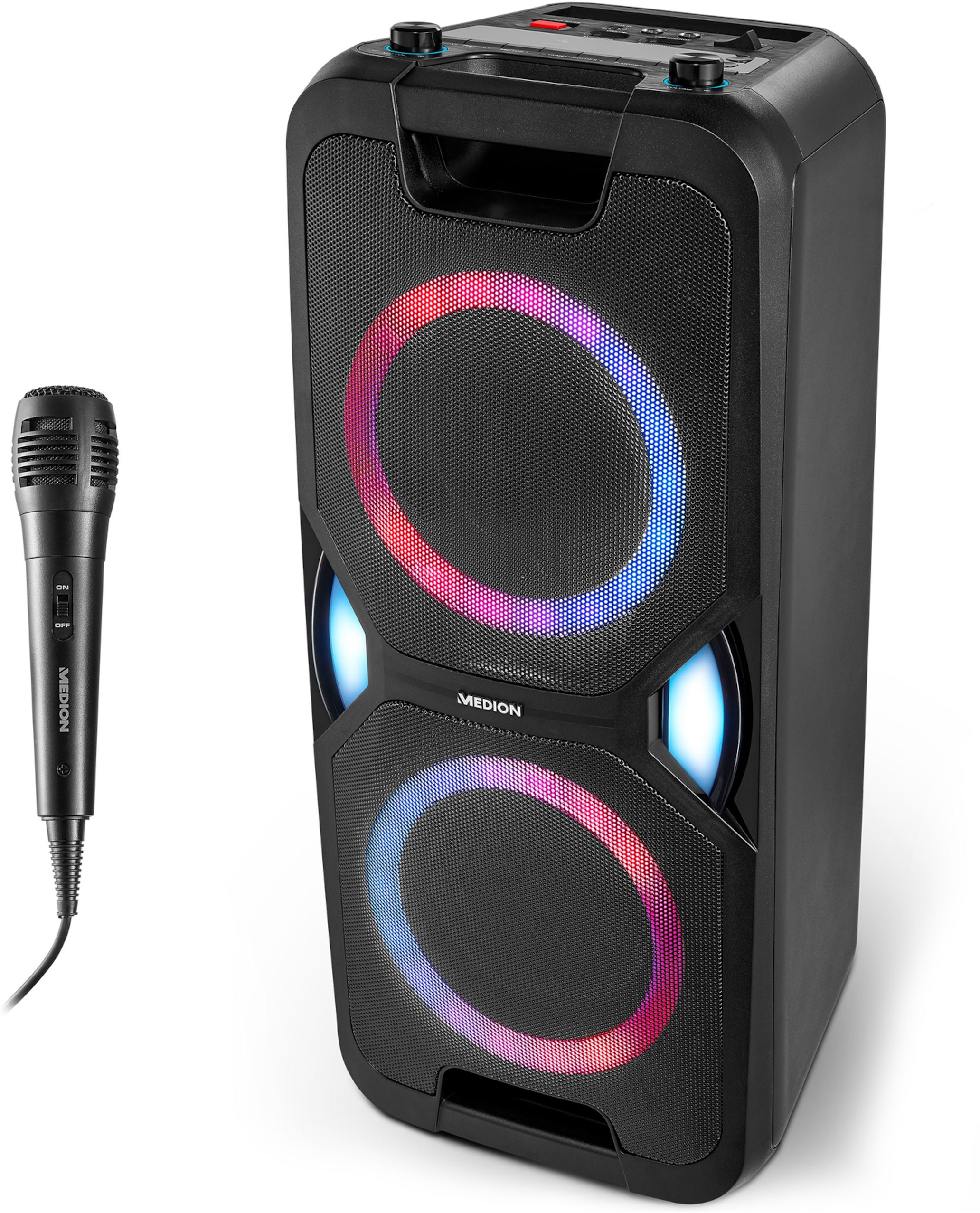 Medion Medion P61468 - Bluetooth Speaker - LED licht - 2 x 22 W RMS ...