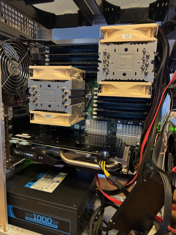 SilverStone Temjin TJ09 aluminium collector PC – dual Opteron / 64GB ...