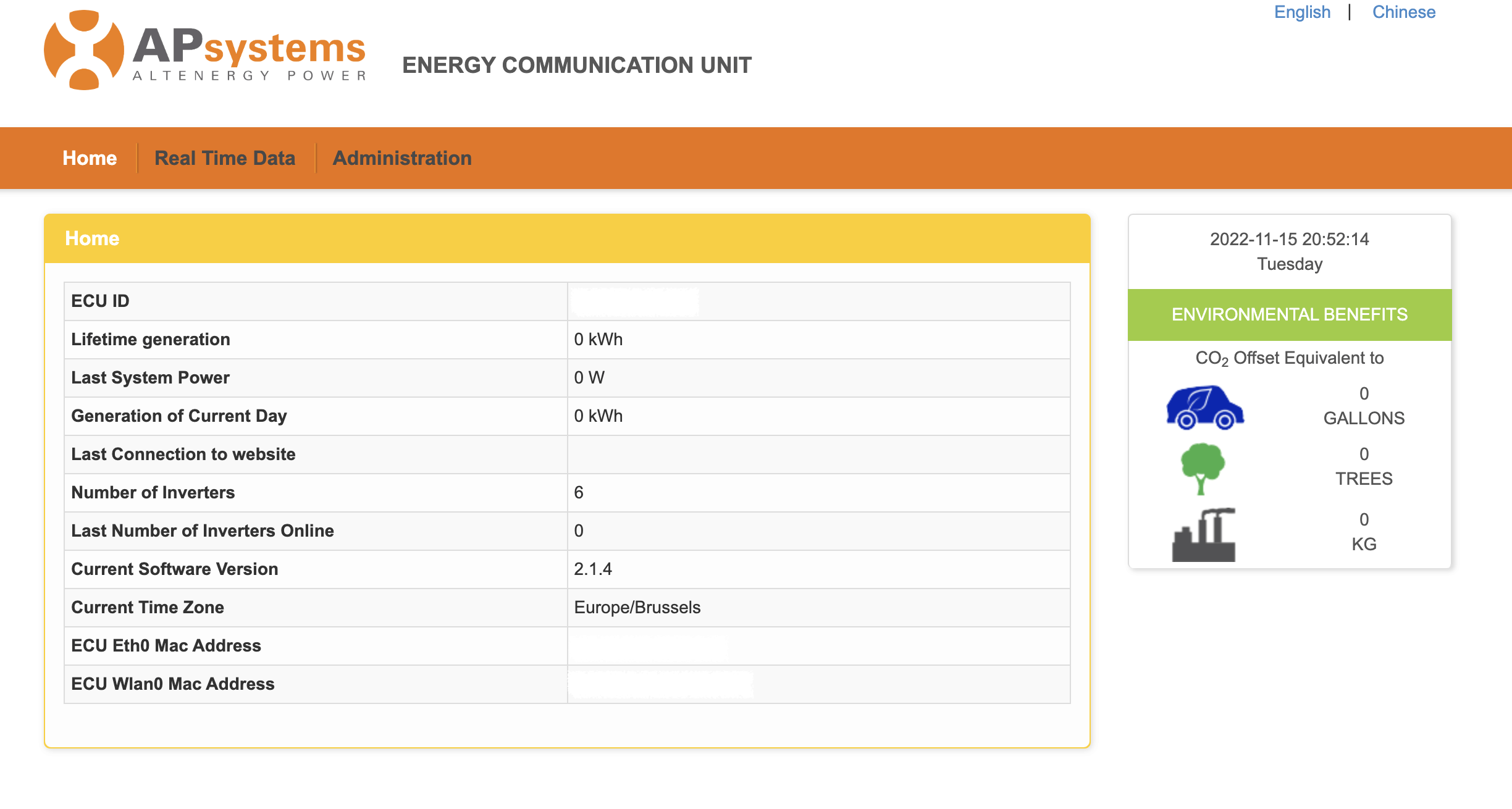 APS ecu-r lokaal data uitlezen (projectje) - Duurzame energie en ...