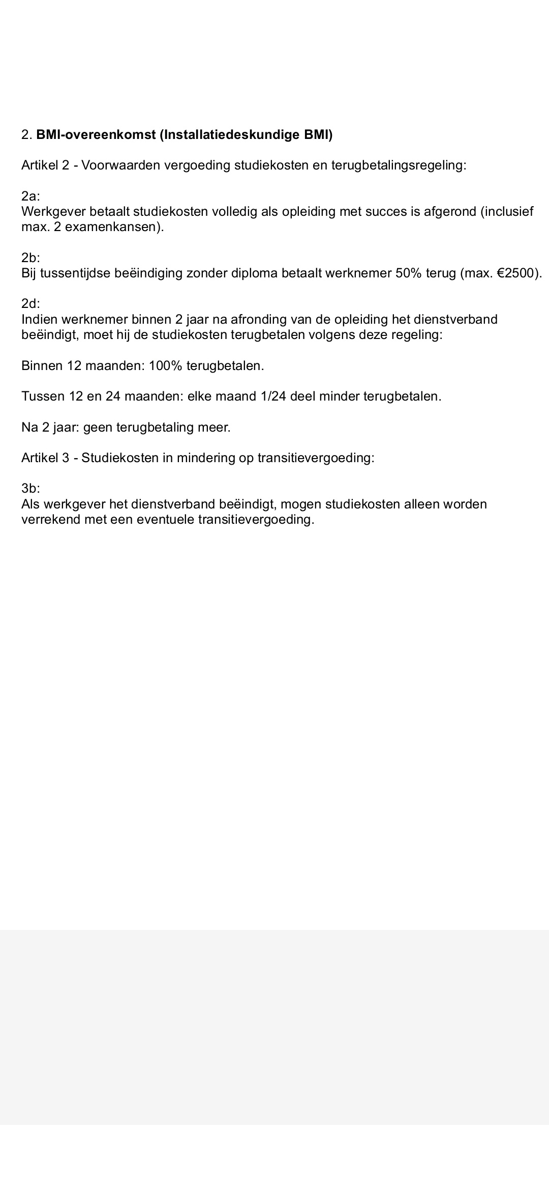 Mag werkgever studiekosten op mij verhalen? - Persoonlijke financiën ...