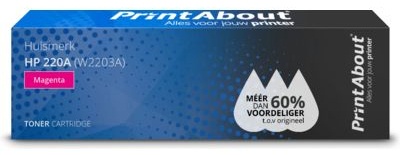 Specificaties van PrintAbout Huismerk HP 220A (W2203A) Toner Magenta ...