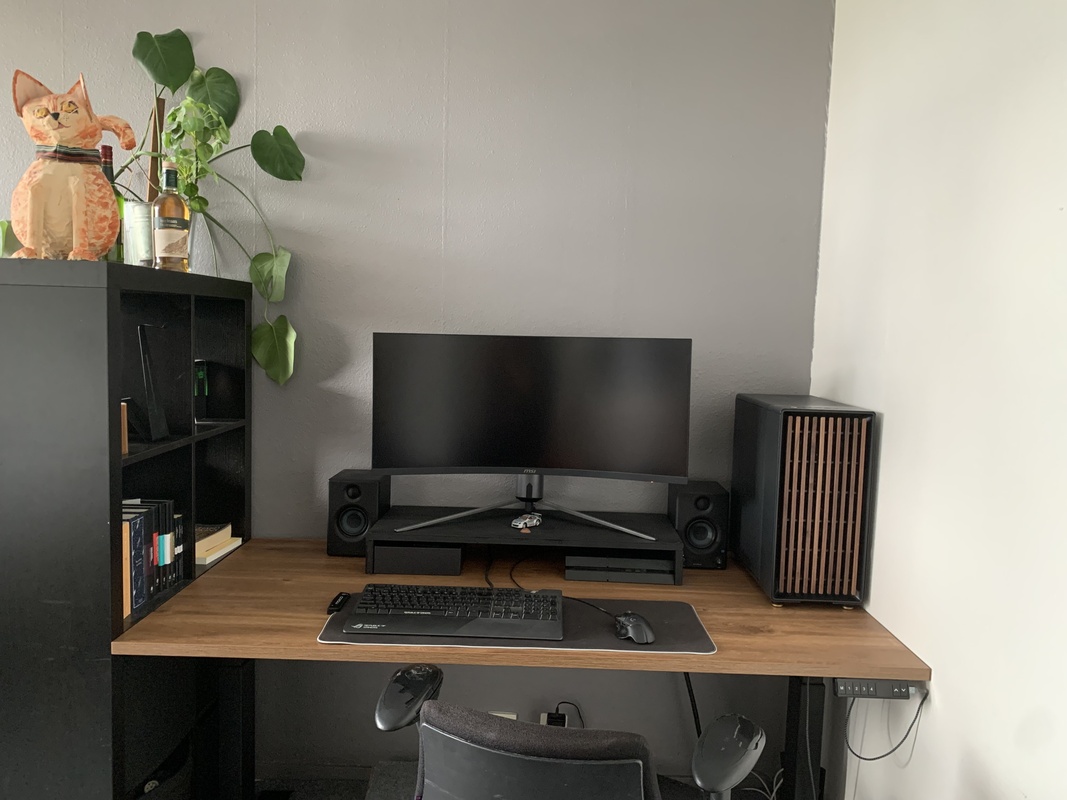 Elektrisch zit-sta bureau 160x80 walnoot aangeboden - Vraag & Aanbod ...