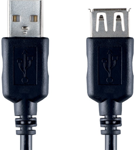 Specificaties van Bandridge USB Extension Cable, 2.0m Zwart - Tweakers