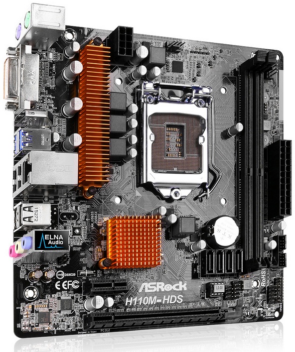 Specificaties van ASRock H110M-HDS - Tweakers