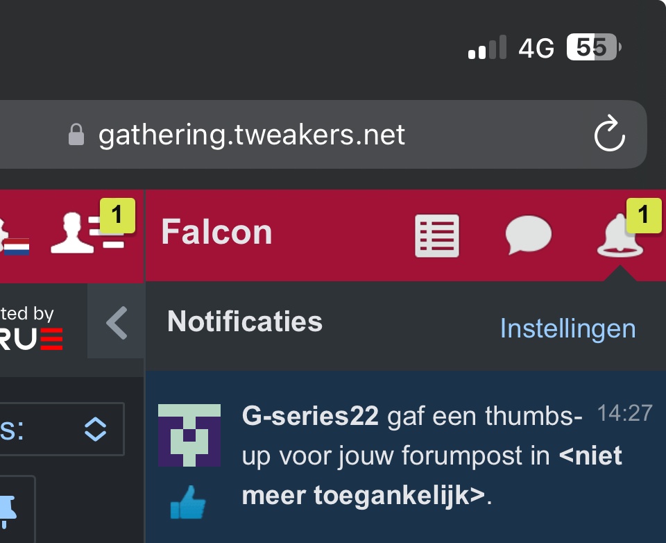 Klein bugje notificaties als topic niet meer bestaat - Mooie features - GoT