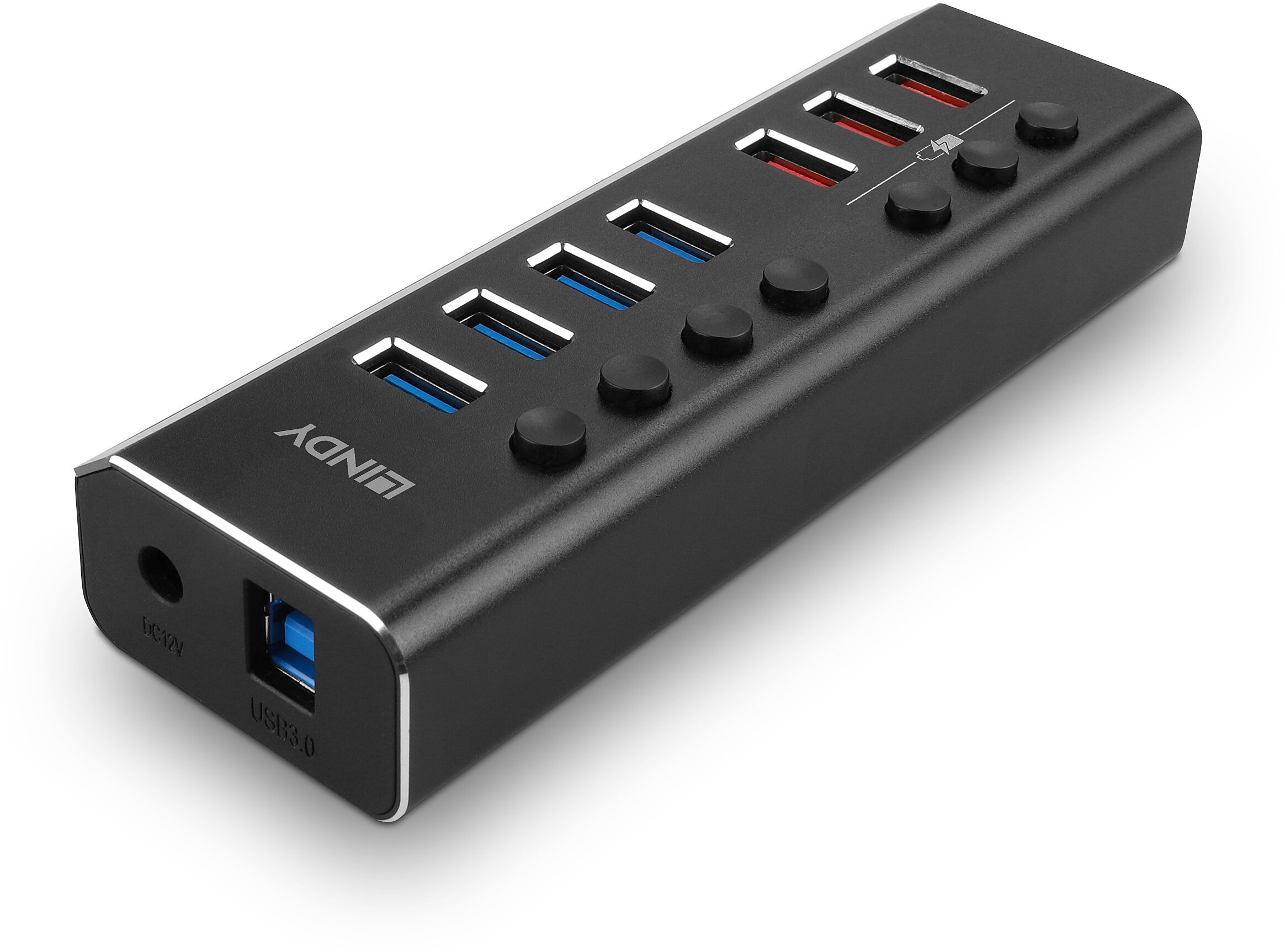 Specificaties van Lindy 4 Port USB 3.0 Hub with 3 Quick Charge 3.0 ...