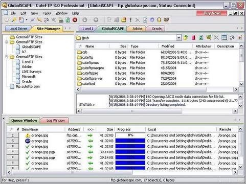 Specificaties van CuteFTP Pro - Tweakers