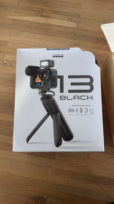 GoPro HERO13 Black Creator Edition Zwart nieuw in doos aangeboden ...