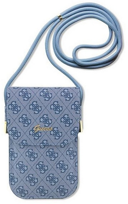 Guess 4G Vintage Script Logo Tas (Scherm tot 7 Inch) Blauw - Kenmerken ...