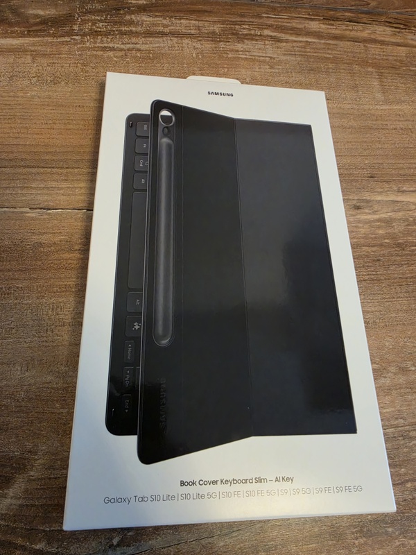Galaxy Tab S10 FE | S9 | S9 FE AI Book Cover Keyboard Slim QWERTY ...