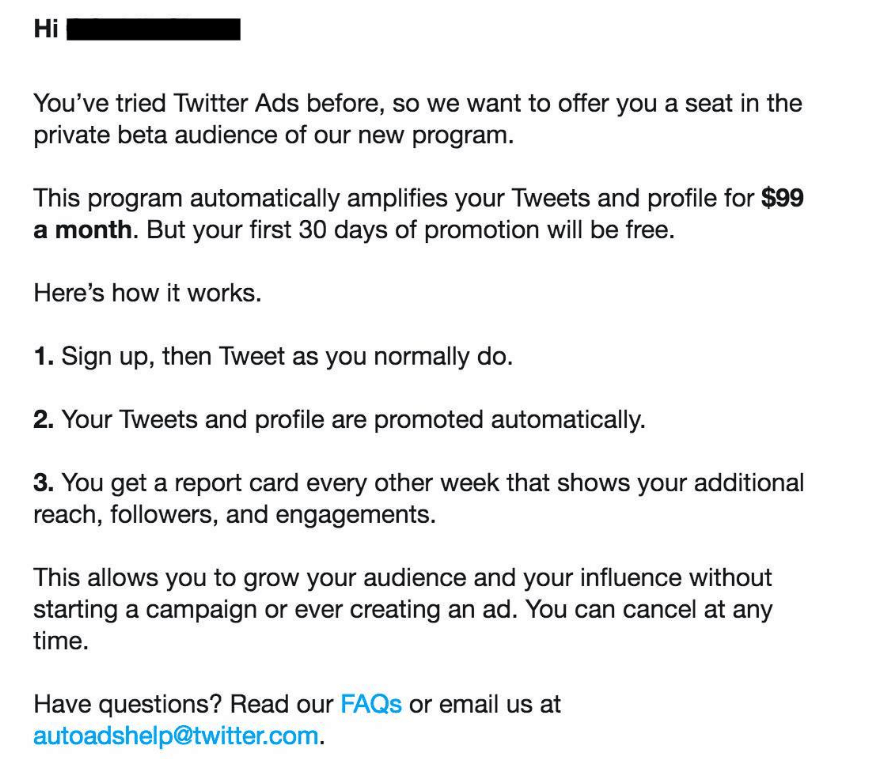 Twitter komt met abonnementsdienst voor promoted tweets - Tweakers