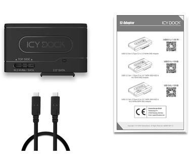 Icy Dock EZ-Adapter MB104U-1SMB Zwart: beste prijs - Tweakers