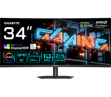 Gigabyte MO34WQC36 Zwart: beste prijs - Tweakers