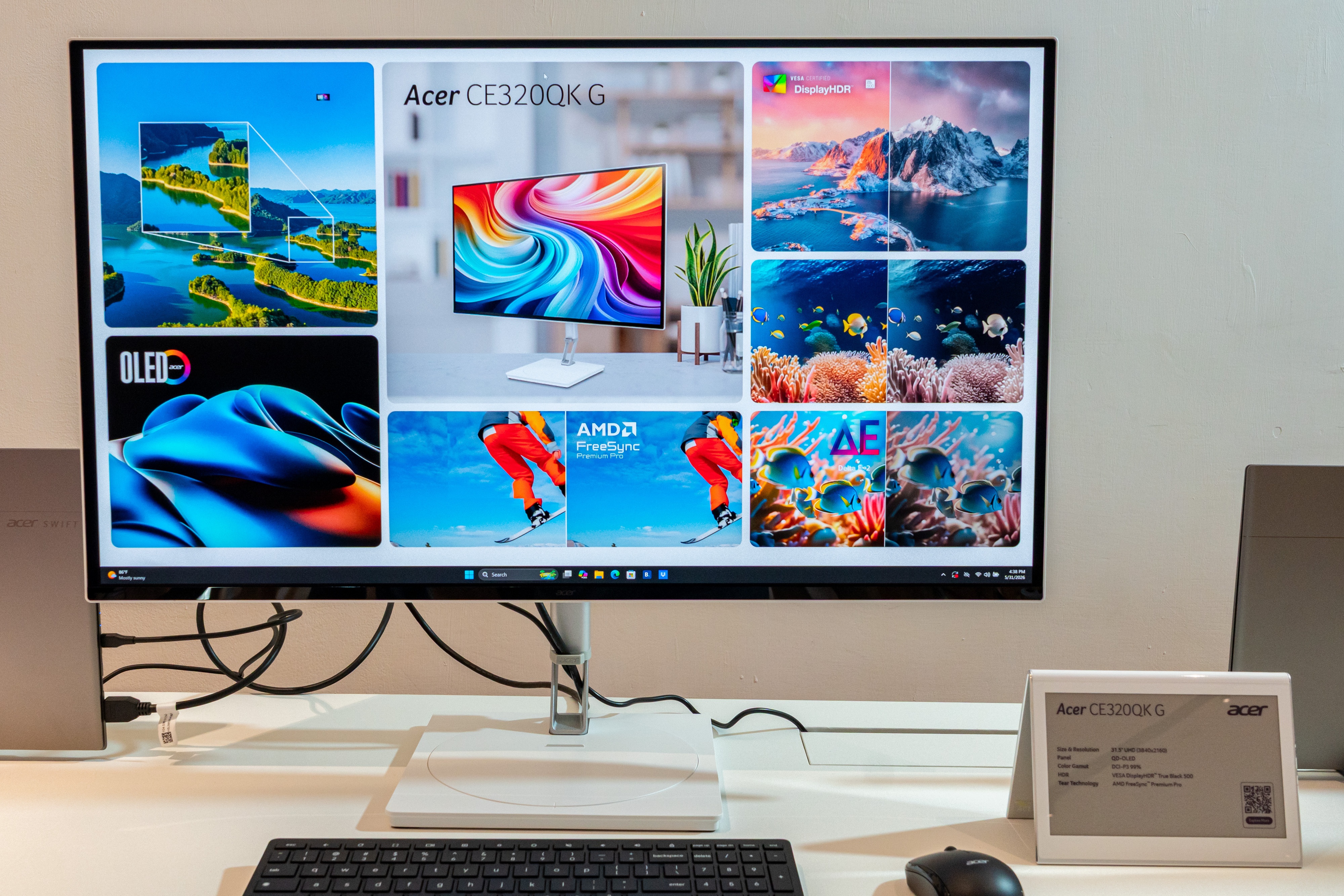 Acer toont twee QD-oledschermen voor creators - Tweakers