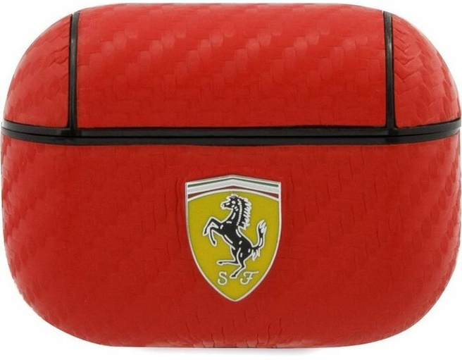 Ferrari Carbon AirPods Case - Apple Airpods Pro (1e Gen) Rood ...