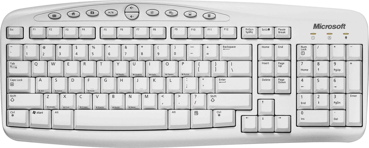 Specificaties van Microsoft Wired Keyboard 500 - Tweakers