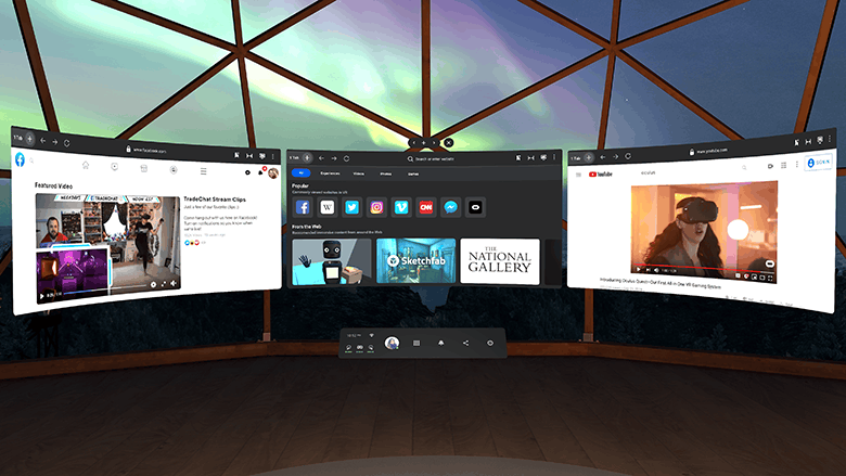 Oculus presenteert nieuwe interface voor software Quest-headset - Tweakers