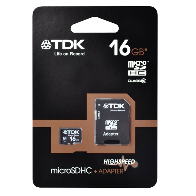 Specificaties van TDK microSDHC - Tweakers
