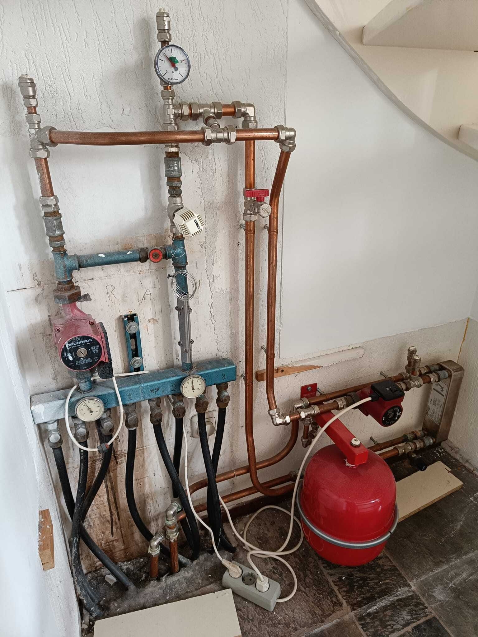 Oude vloerverwarming - Duurzame energie en installaties - GoT