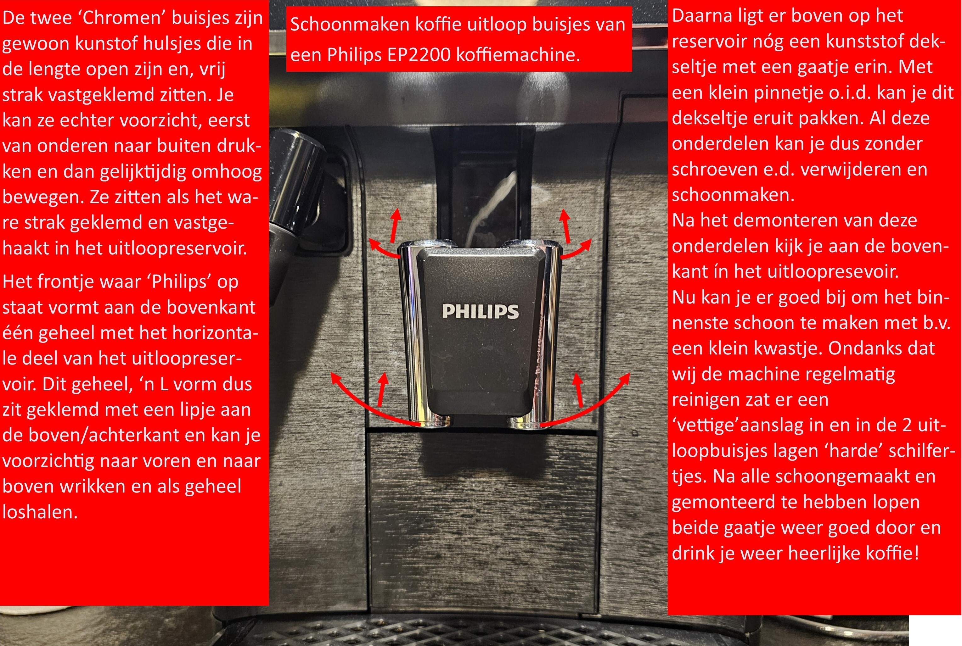 'Philips EP2220/10 problemen verhelpen en onderhoud - Huishoudelijke ...
