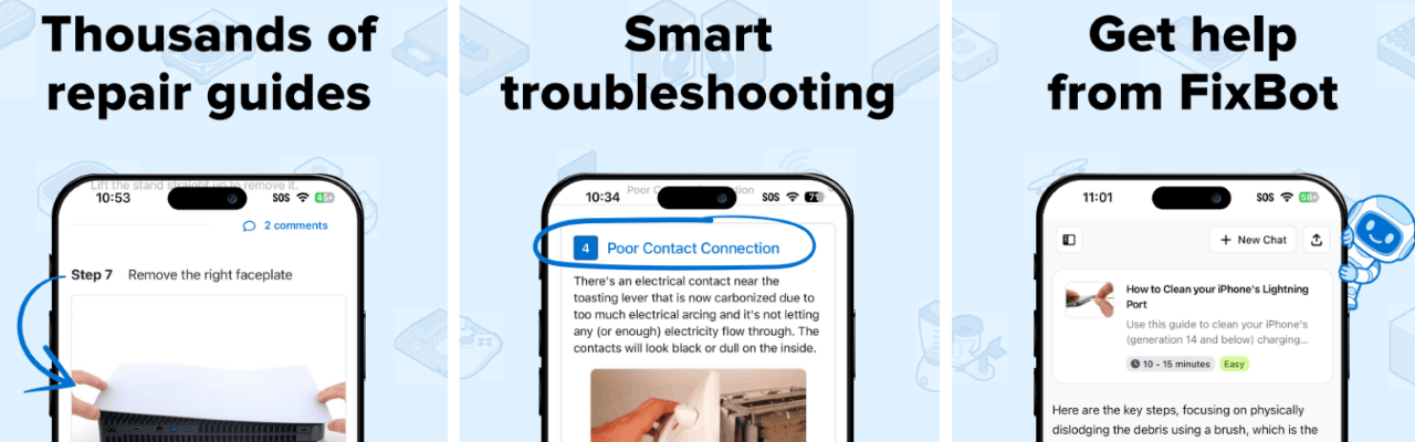 IFixit introduceert nieuwe app met AI-chatbot die helpt met reparaties ...