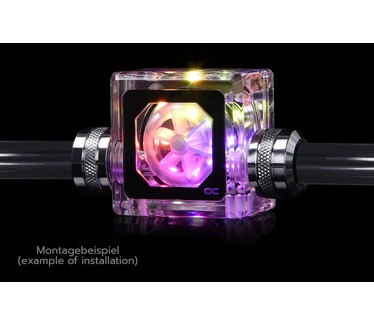 Alphacool Eisfluegel Aurora flow indicator "HighFlow" with RPM-Signal ...