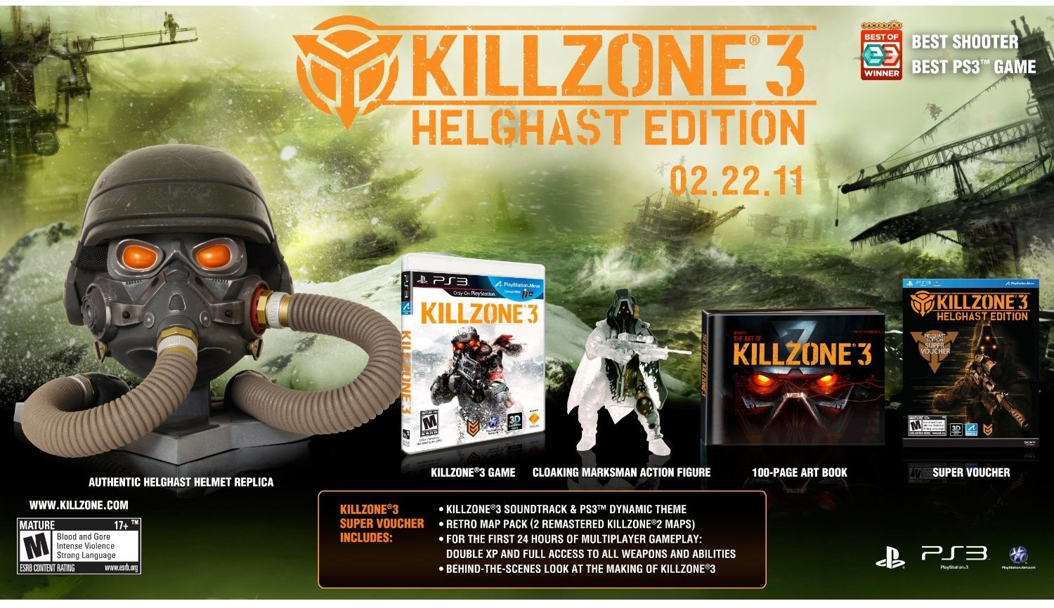 Specificaties van Killzone 3 Helghast edition, PlayStation 3 - Tweakers