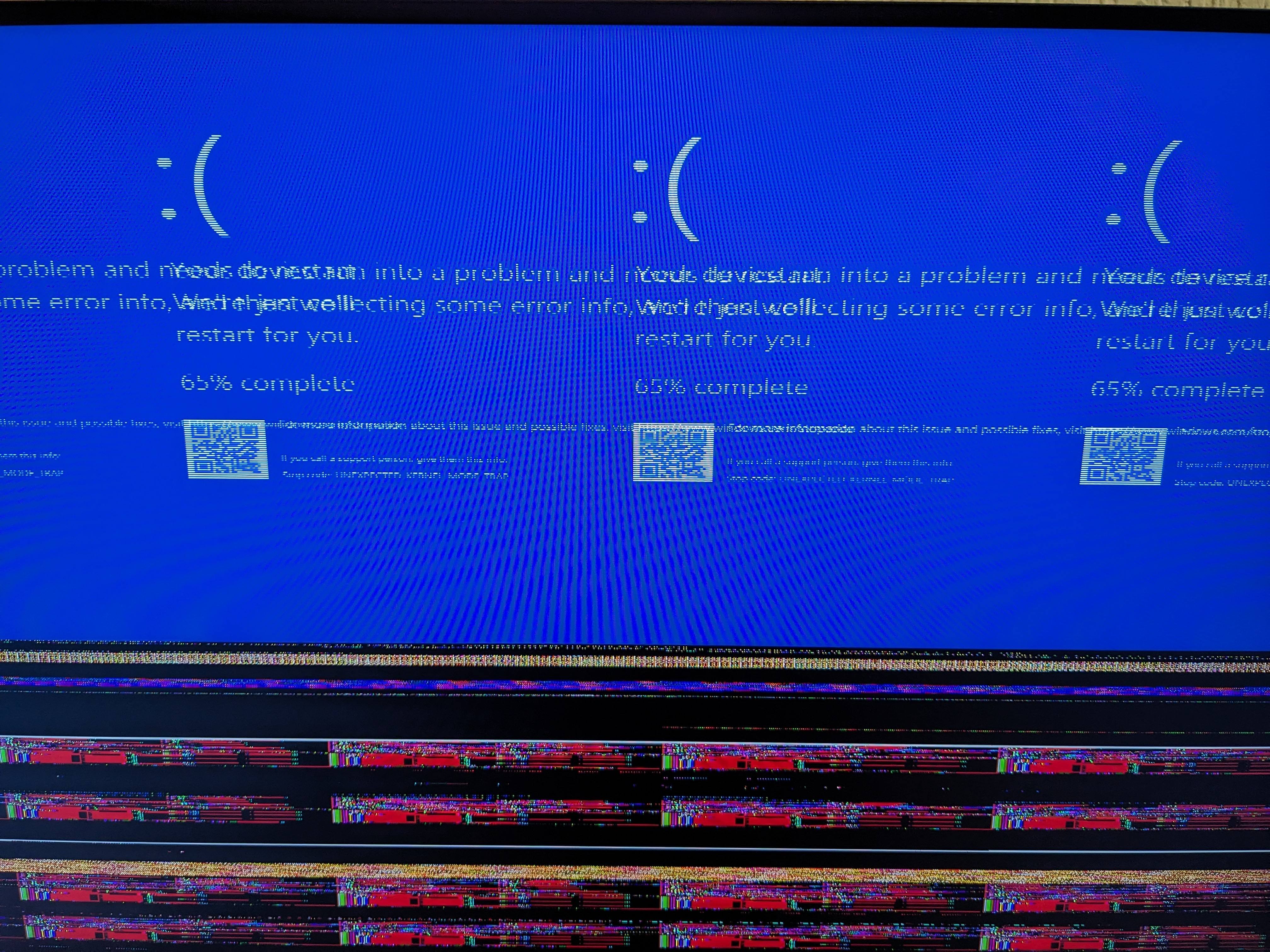 Blue screens of death, met artifact - Windows clients - GoT