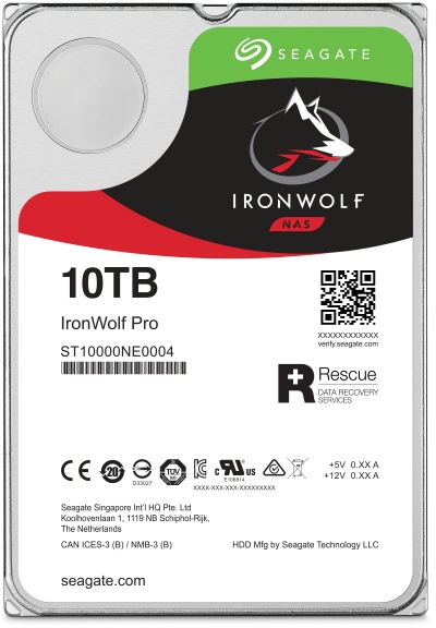 Specificaties van Seagate IronWolf Pro, 10TB (ST10000NT001) - Tweakers